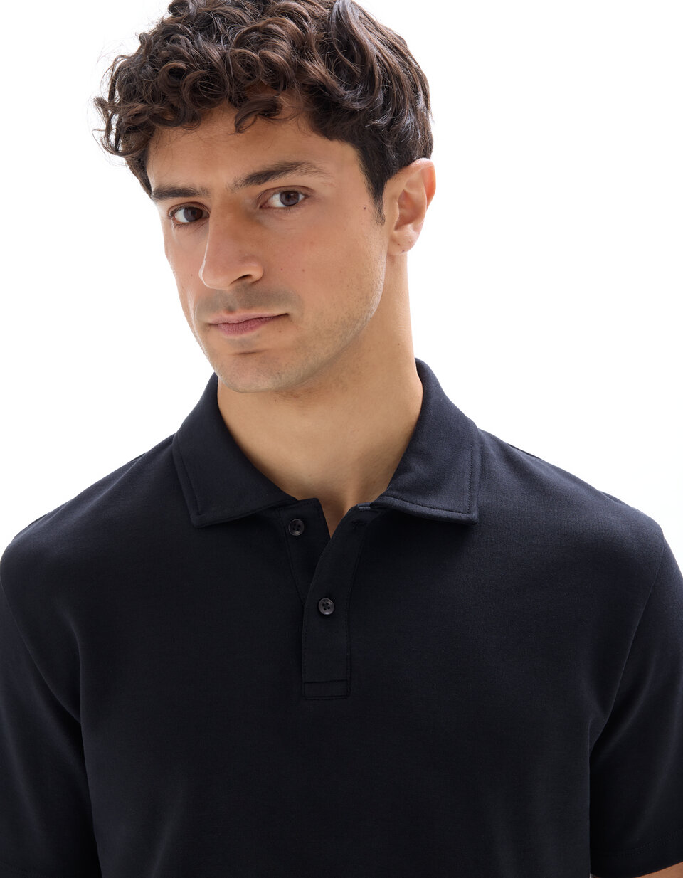 Polo regular en jersey - noir | celio be normal