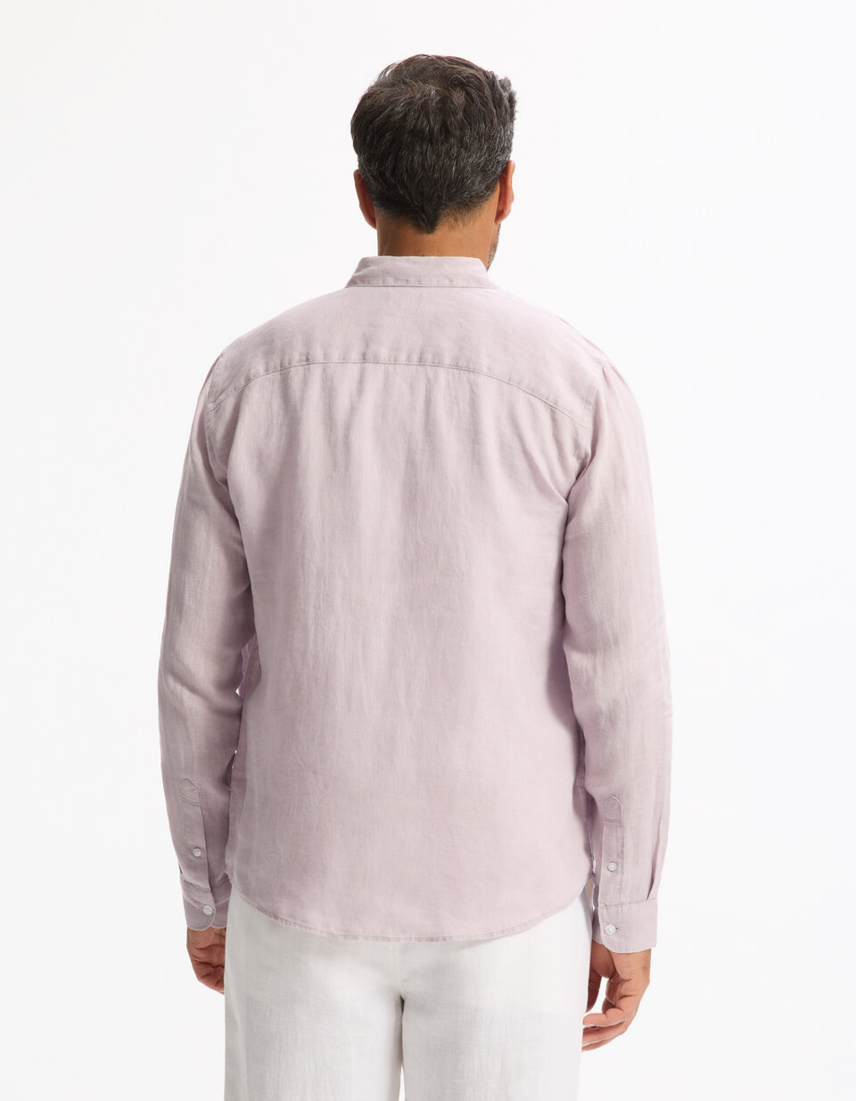 Camisa casual regular 100% linho - roxo | celio be normal