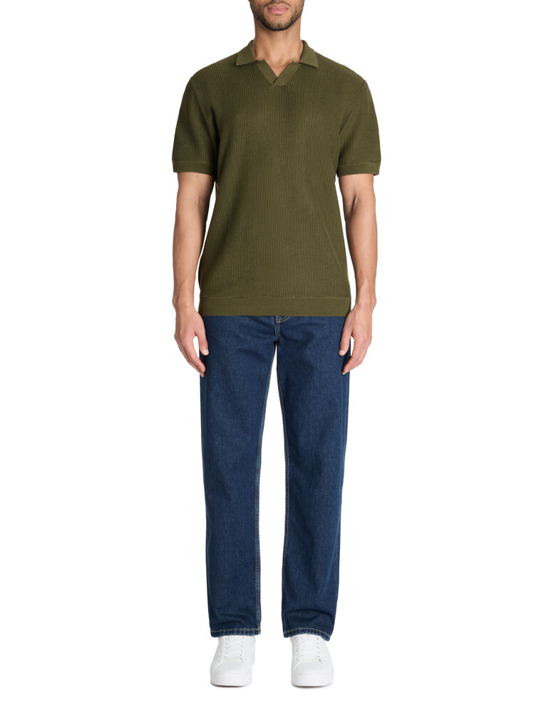 Polo boxy 100% algodón - caqui | celio be normal