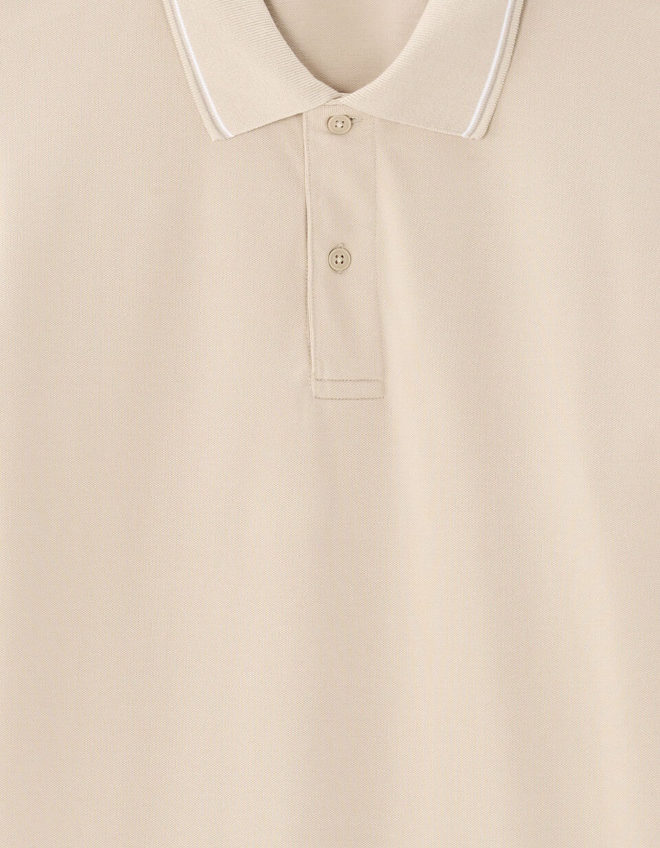Polo slim coton stretch - beige | celio