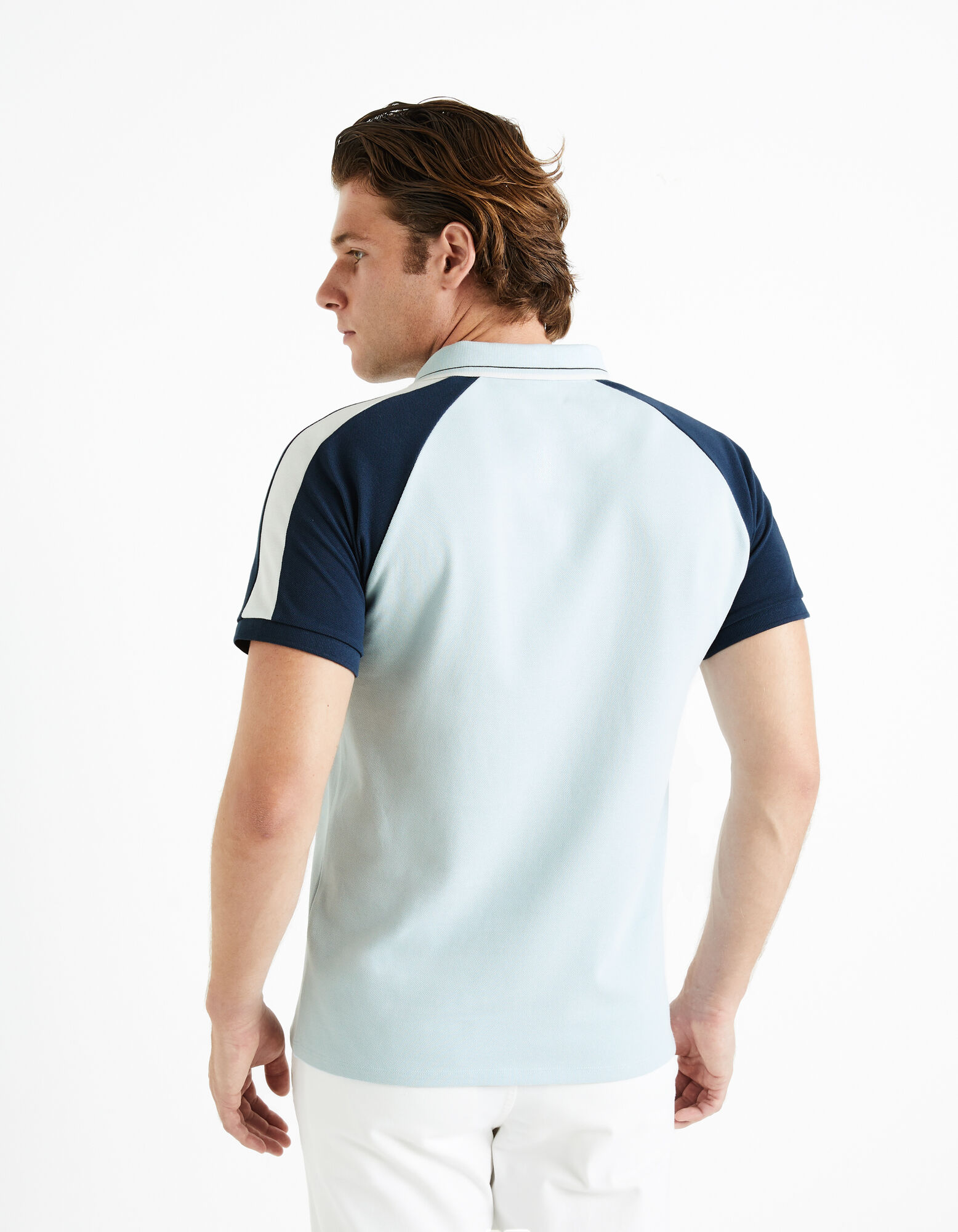 Polo 100 Algodón Azul Claro Celio Be Normal
