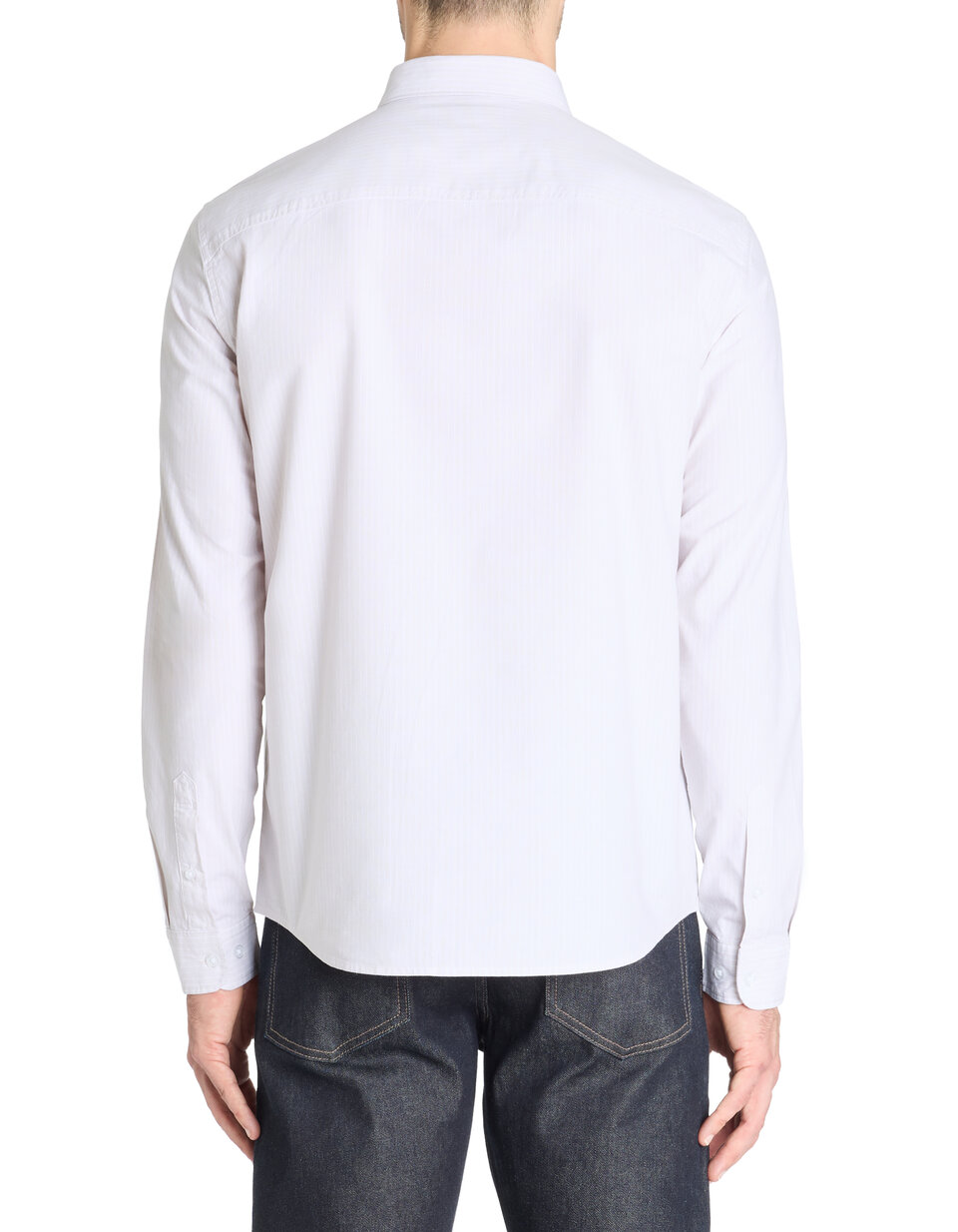 Camisa De Rayas Regular 100 Algodón Beige Celio Be Normal