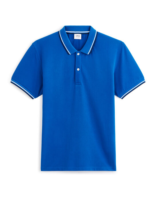 Polo Bleu Homme | celio be normal