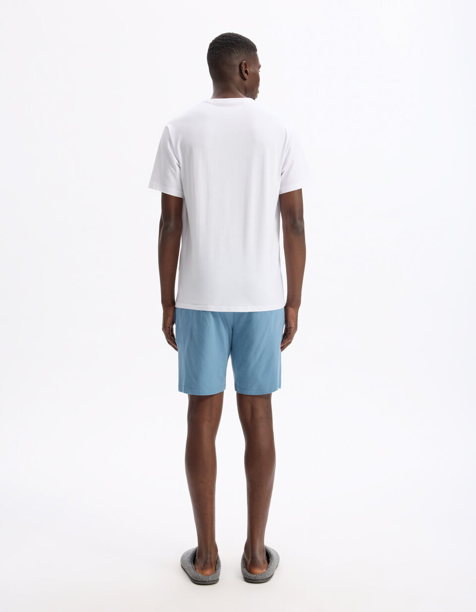 Pyjama long 100% coton - bleu | celio be normal