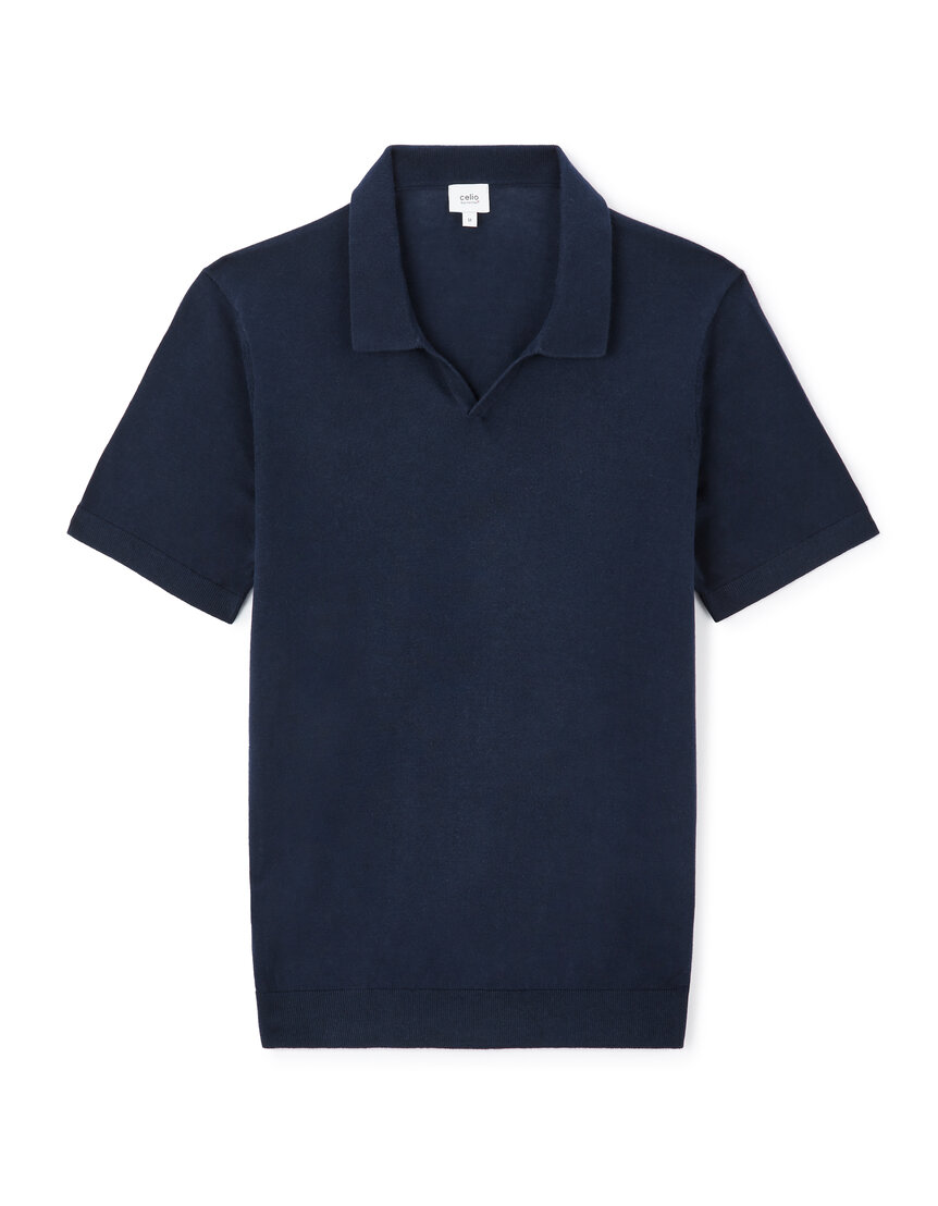 Polo azul marino para hombre | celio be normal