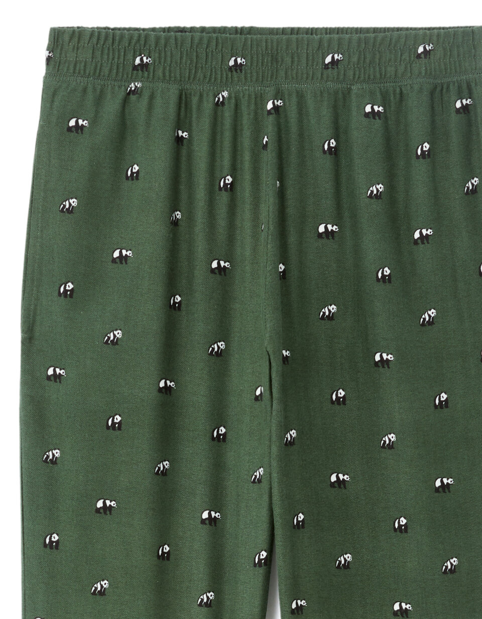 Pyjama haut et pantalon motif pandas - kaki | celio
