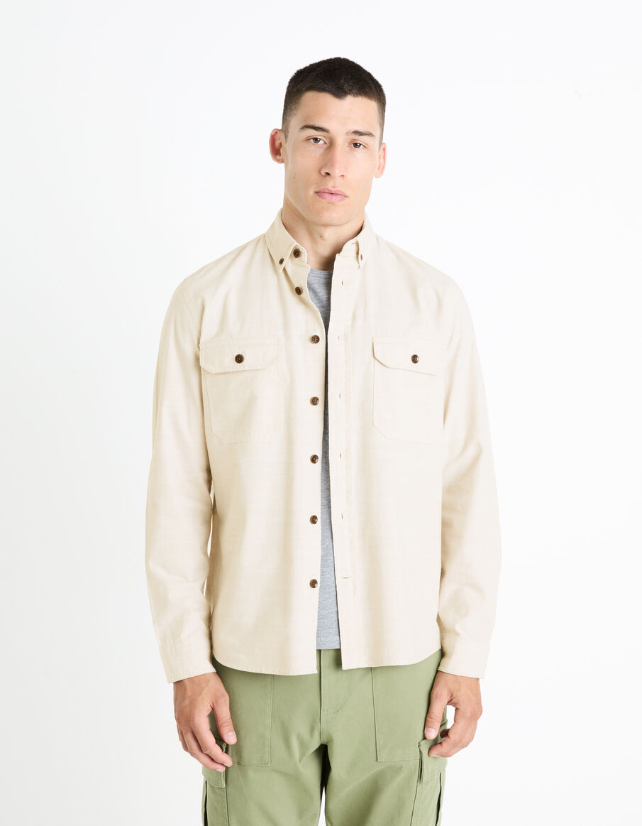 Chemise Beige Homme | celio be normal