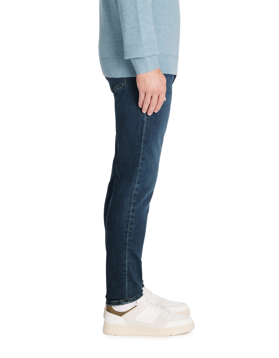 Slim-fit stretchkatoenen jeans C25 - blauw | celio be normal