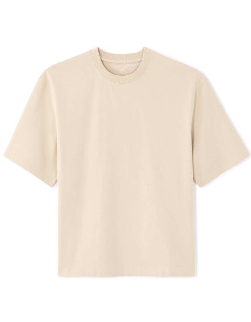 Tee Shirt homme beige | celio