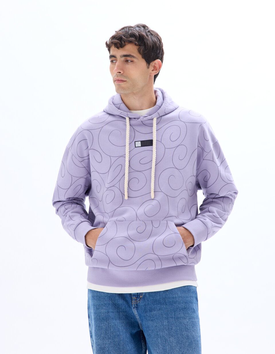 One Piece – sudadera con capucha oversize morada | celio be normal