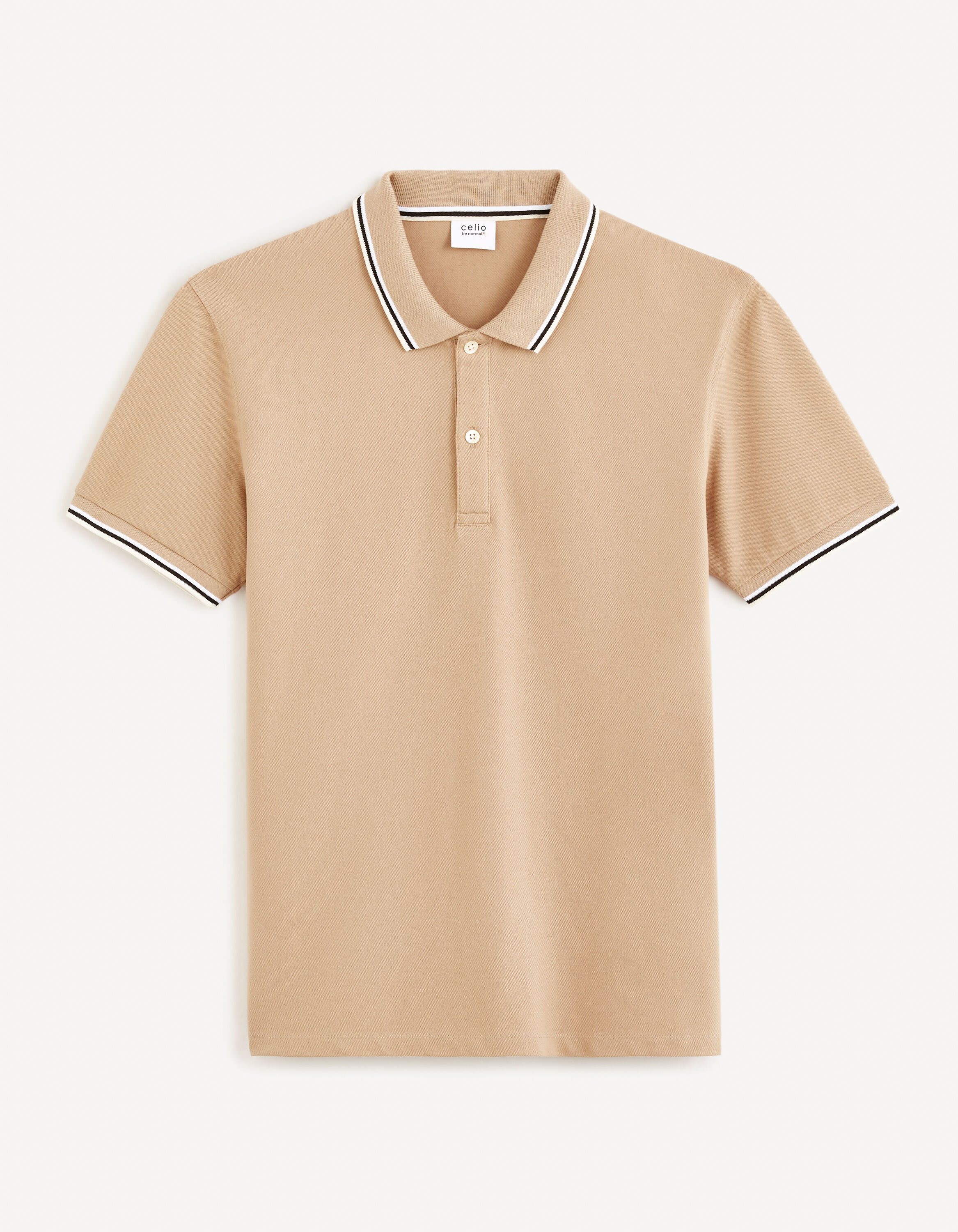 Polo piqué - beige | celio be normal