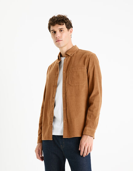 Chemise En Velours Homme | celio be normal