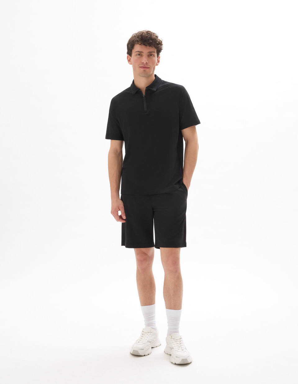 Polo regular Coolmax - noir | celio be normal