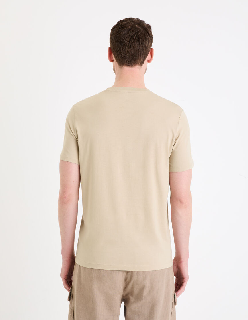 Camiseta De Algodón Con Cuello Redondo Topo Celio Be Normal