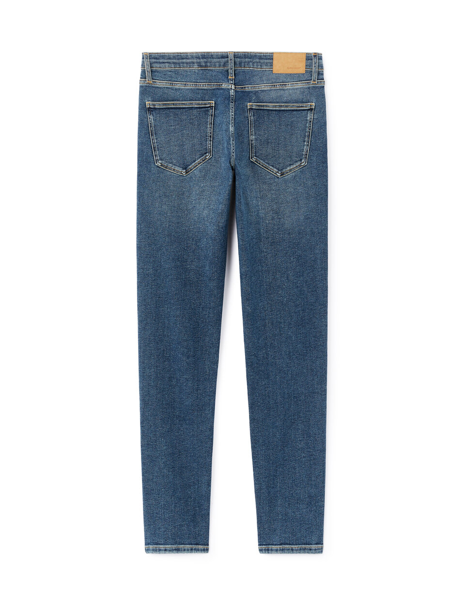Jean C.25 slim coton stretch 3 longueurs - bleu | celio